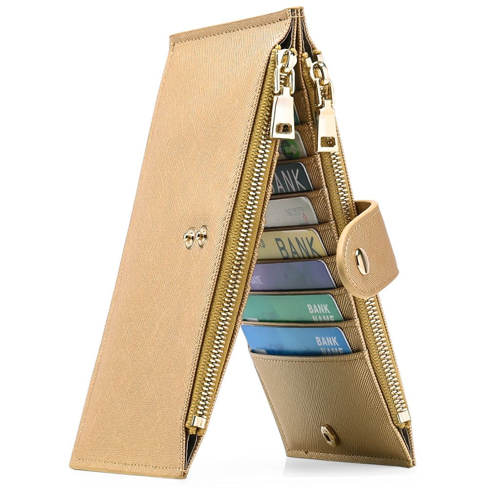 RFID Blocking Large Bifold Wallet for Women – Multi-Card Holder with ...