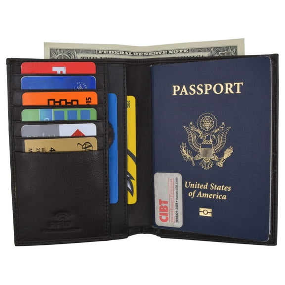 Airtag Passport Holder Cover Wallet Travel Essentials RFID Blocking ...