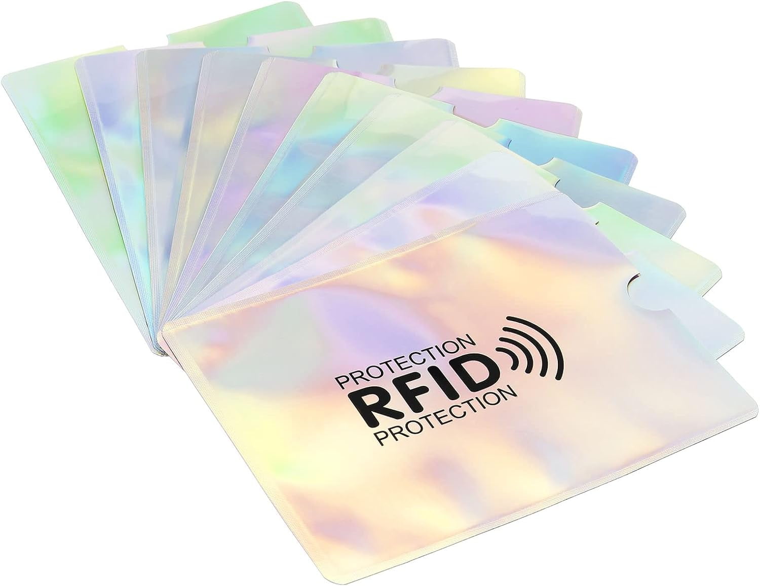 RFID Blocking Passport Sleeves with Pattern, 10 Pack Anti-Theft ...