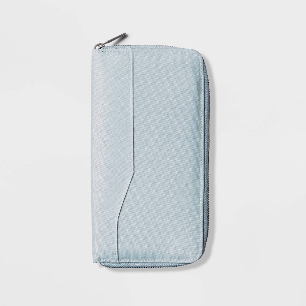 RFID Blocking Passport and Visa Holder Travel Wallet Puritan Gray ...