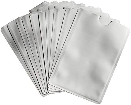 RFID Blocking Sleeves Passport Bank Card Credit/Debit ID Card Anti ...
