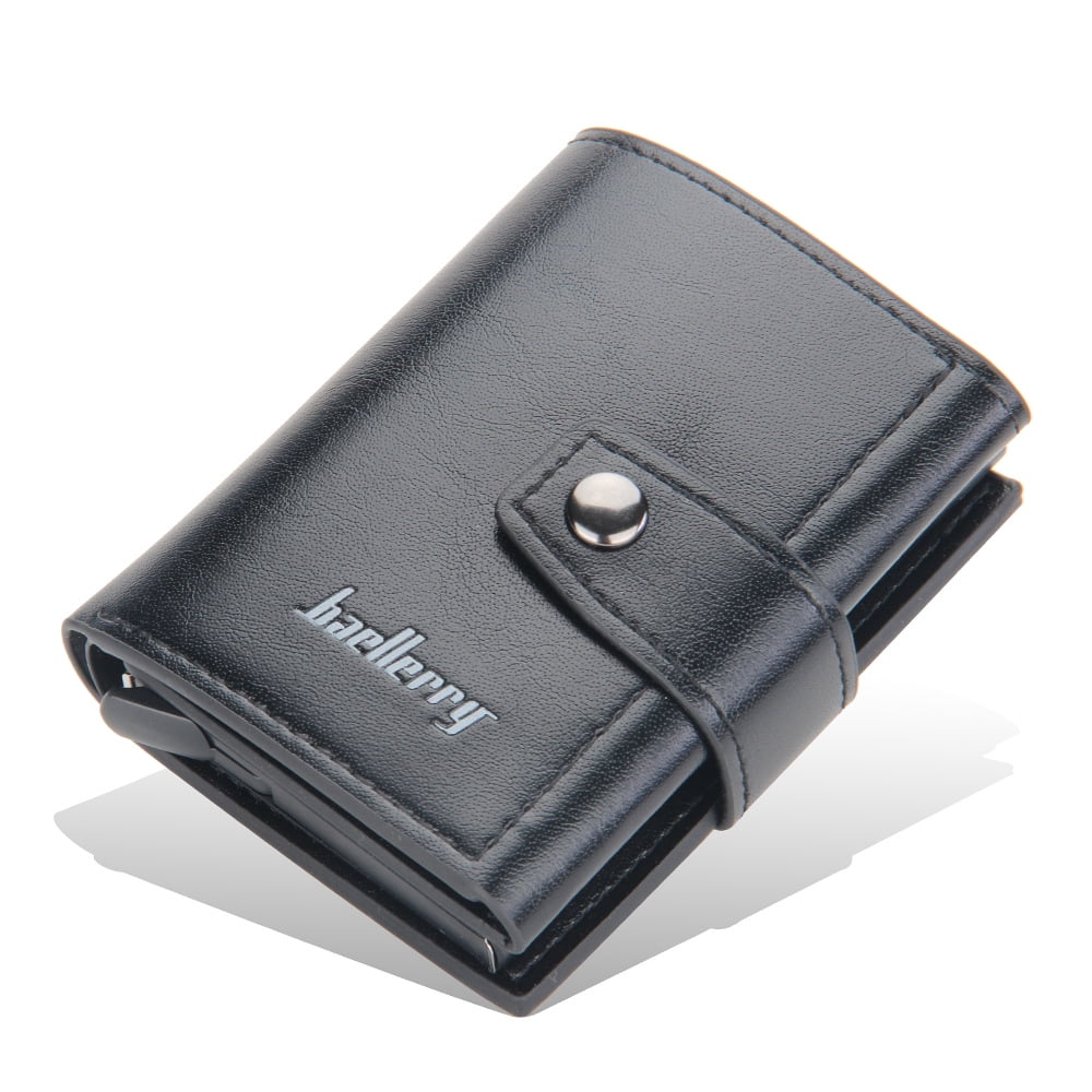 RFID Blocking Wallet for Men, Leather Short Wallet, Mens Purses Small ...
