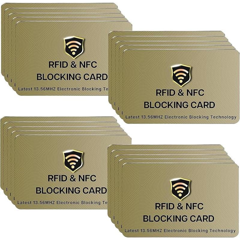 RFID Cards, 5 Pack One Card Protects Entire Wallet Purse For Men ...
