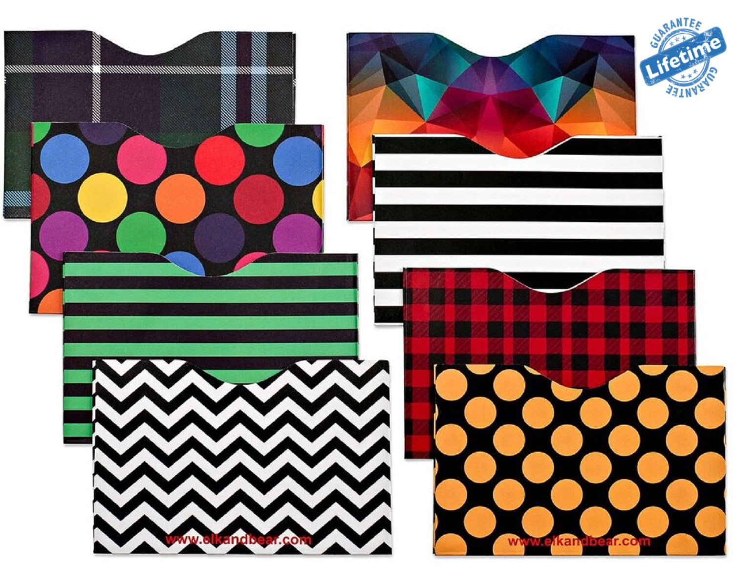 RFID Credit Card Protector - Secure Protective Holder with 8 Unique ...