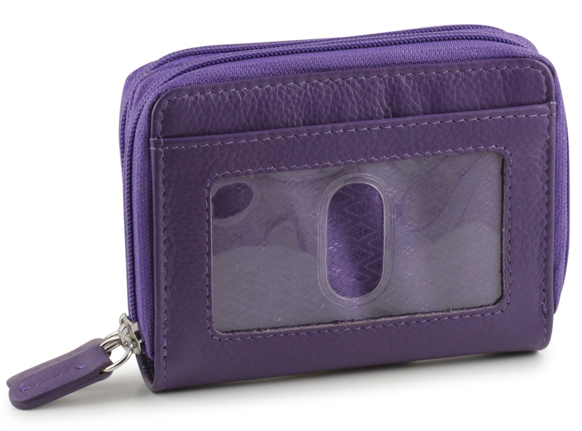 RFID Double Zip Accordion Credit Card Holder - Walmart.com