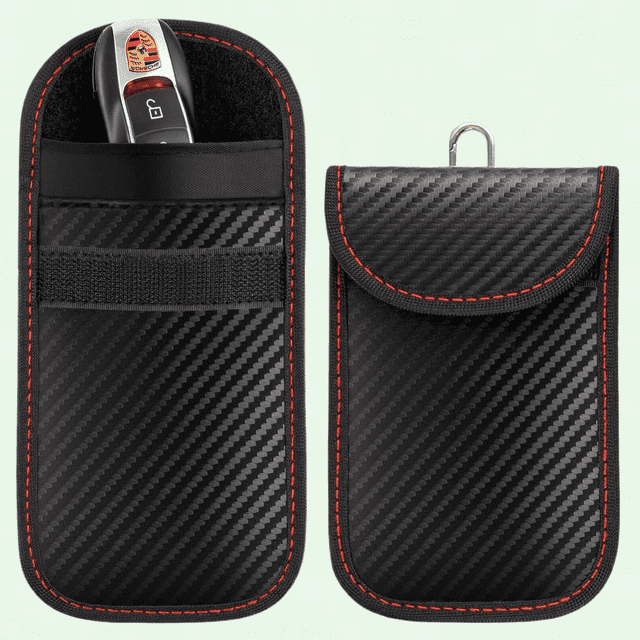RFID Key Fob Protector, Faraday Bag Blocking EMF Cage, 2 Pack - Walmart.com