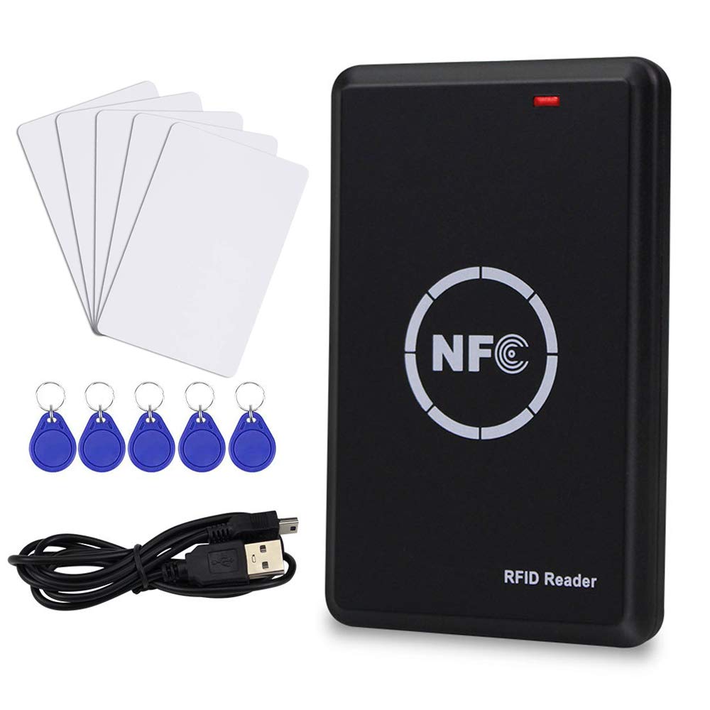 RFID NFC Duplicator, 125KHz Key fob Copier, RFID Smart Reader Writer ...