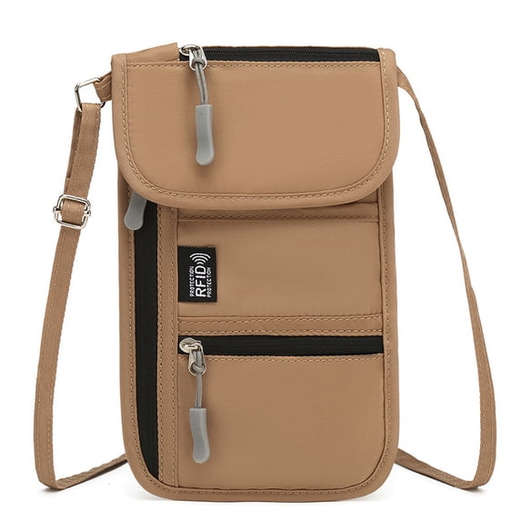 RFID Passport Bag Multi-Functional Portable Passport Holder Card Bag ...