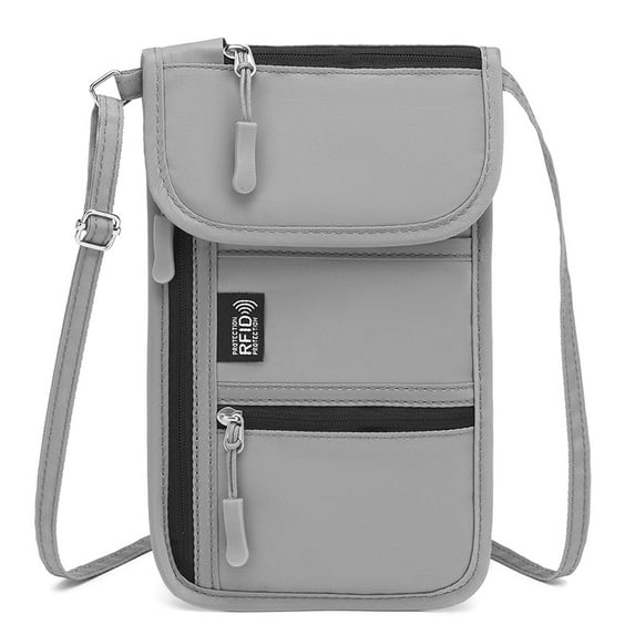 RFID Passport Bag Multi-Functional Portable Passport Holder Card Bag ...