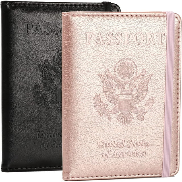 RFID Passport Holder Cover Traveling Passport Case, 2Pack - Walmart.com
