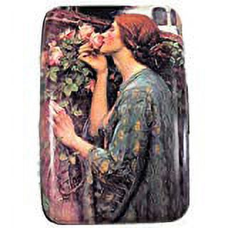 RFID Secure Armored Wallet - Ladies In Art, Lady with Rose - Walmart.com