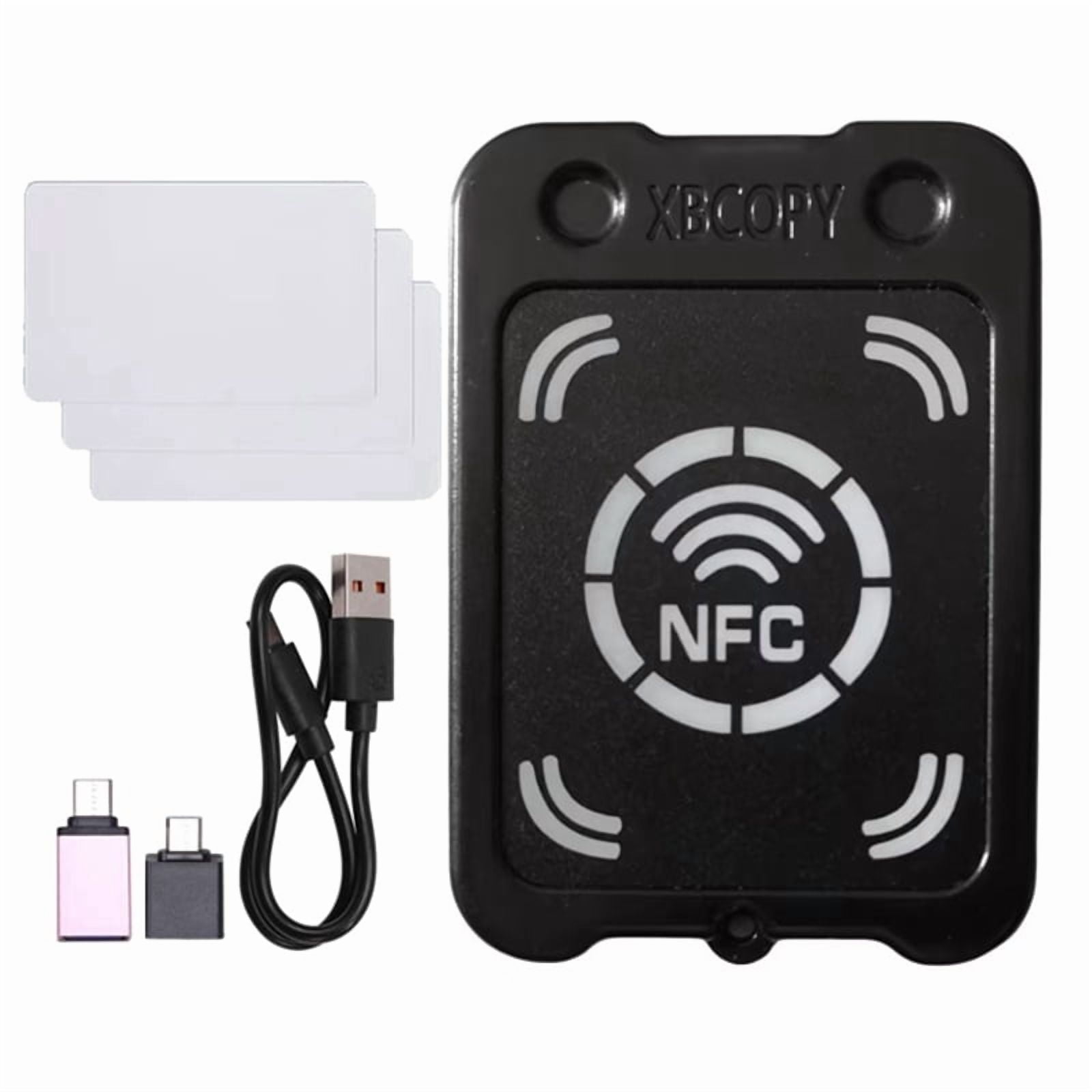 RFID Smart Chip Card Reader Copier+3xCUID Card NFC Encryption Key Reader IC 13.56Mhz RFID Token ...