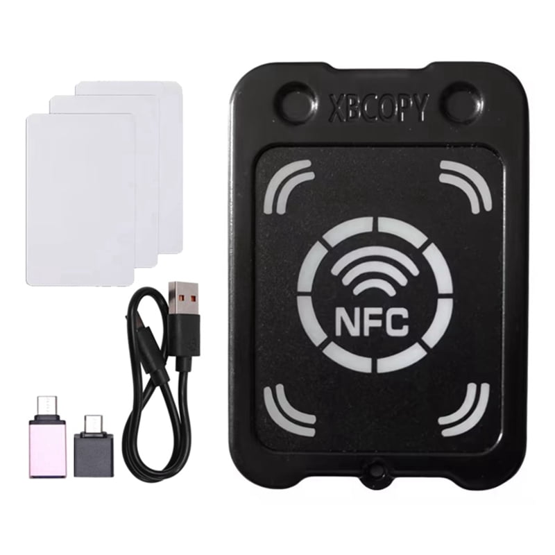 RFID Smart Chip Card Reader Copier+3xUID Card NFC Encryption Key Reader ...