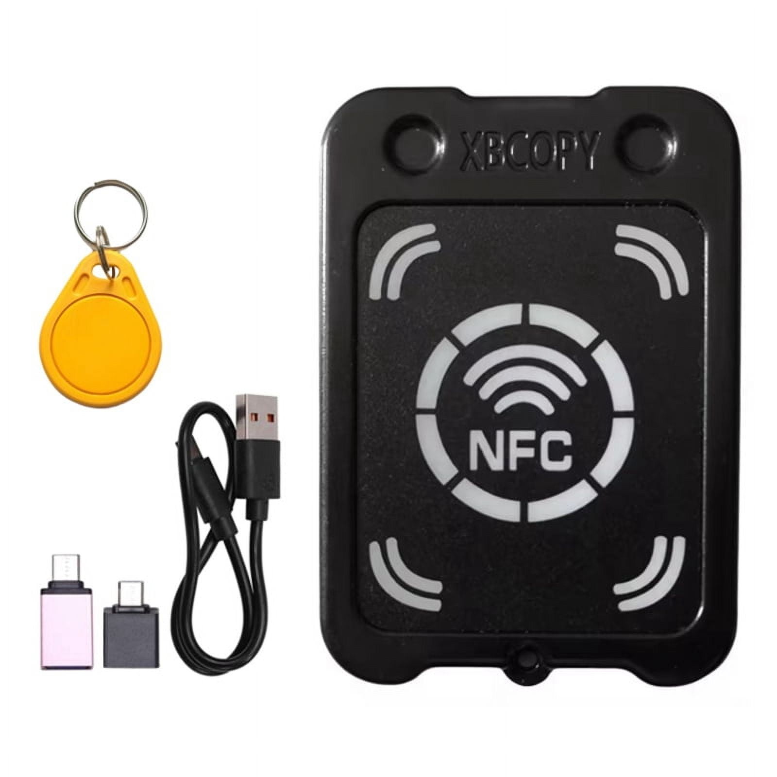 RFID Smart Chip Card Reader Copier+CUID Keychain NFC Encryption Key IC ...
