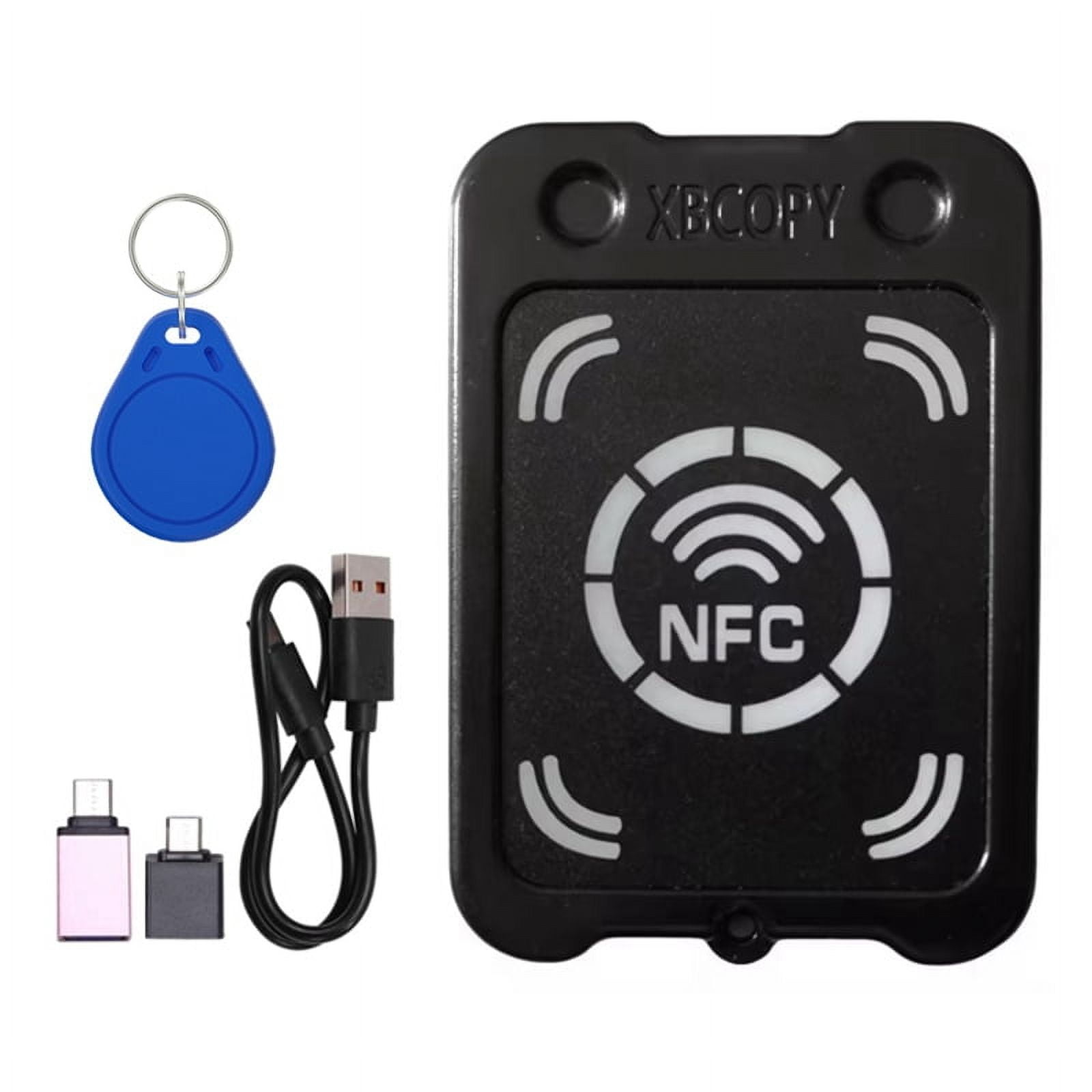 RFID Smart Chip Card Reader Copier+UID Keychain NFC Encryption Key ...