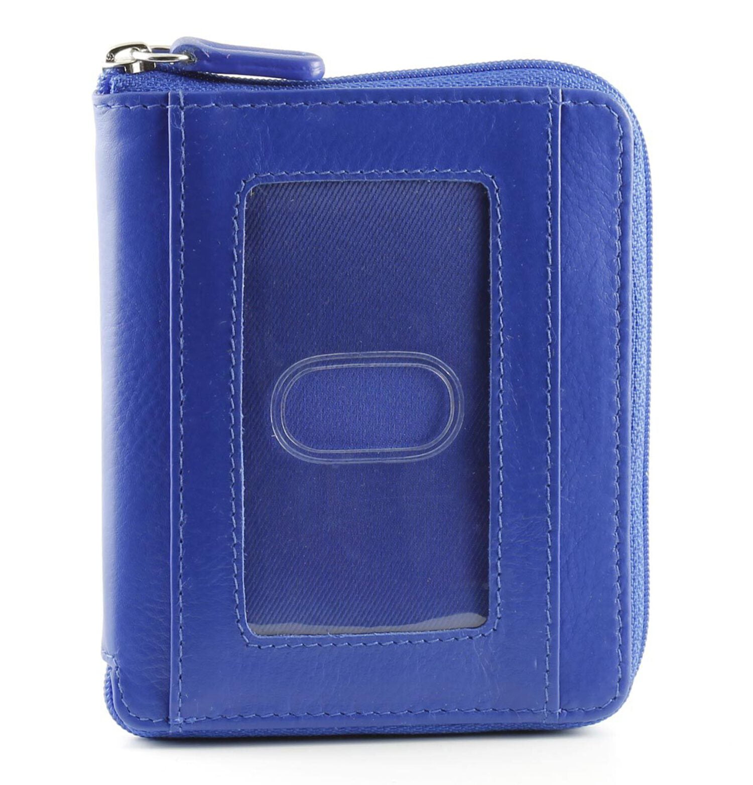 RFID Unisex Zip Around Wallet (Royal) - Walmart.com