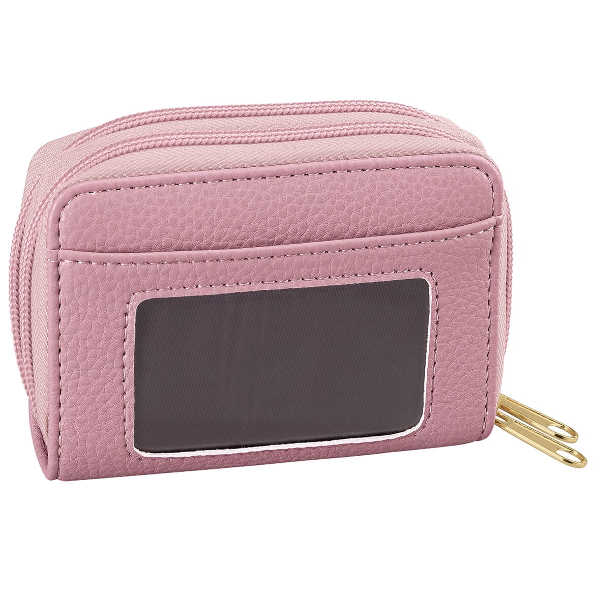 RFID Zip Around Wallet, Blush - Walmart.com