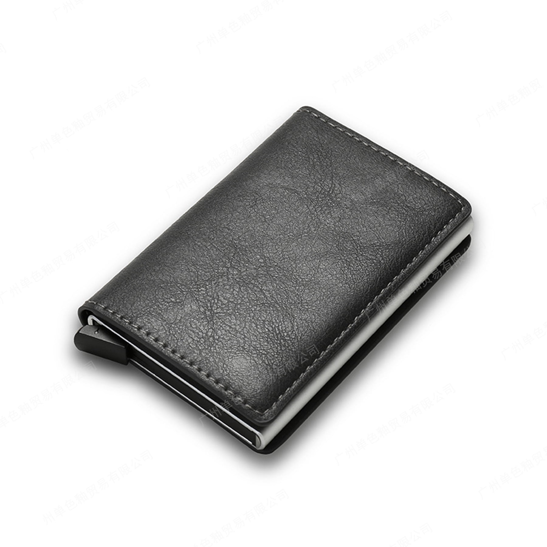 RFID anti-theft swipe automatic ejection card wallet, credit card metal ...