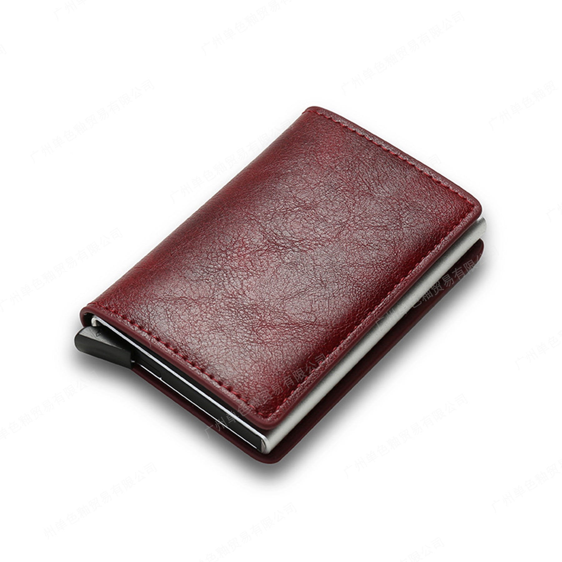 RFID anti-theft swipe automatic ejection card wallet, credit card metal ...
