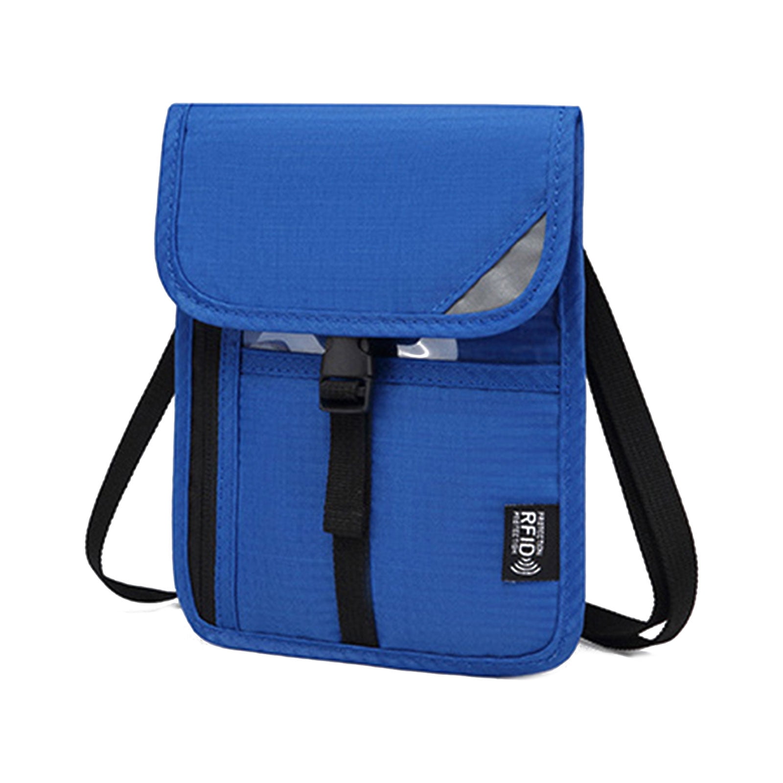 RFIDS Travel Neck Wallet Secure Passports Holder and Money Pouches ...