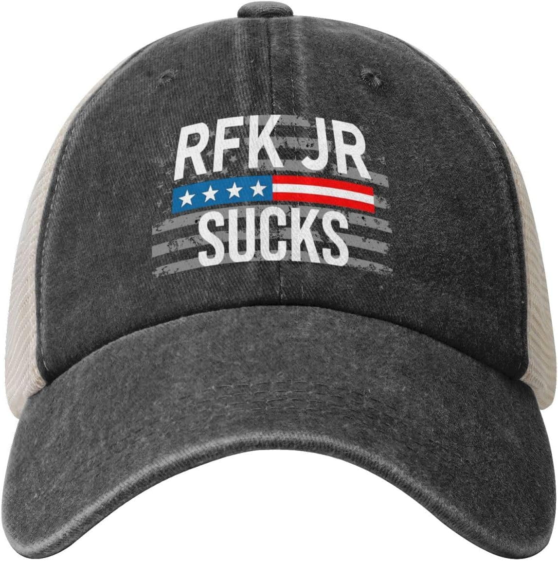 RFK Jr Sucks Mesh Baseball Cap Fashionable Adjustable Duck Tongue Hat ...