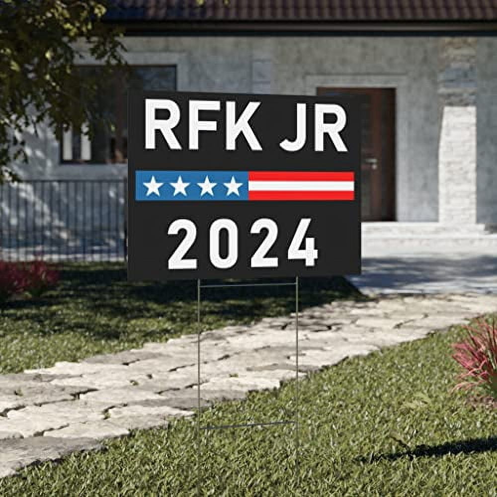 RFK Jr Yard Sign Robert F. Kennedy 2024 President Lawn Sign - Walmart.com