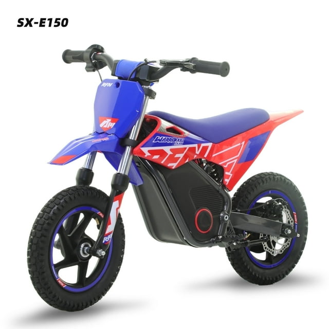 RFN Warrior Kids SX-E150 24V 200W Kids Electric Dirt Bike – 2-Speed Off-Road Motorcycle, 8 mph ...