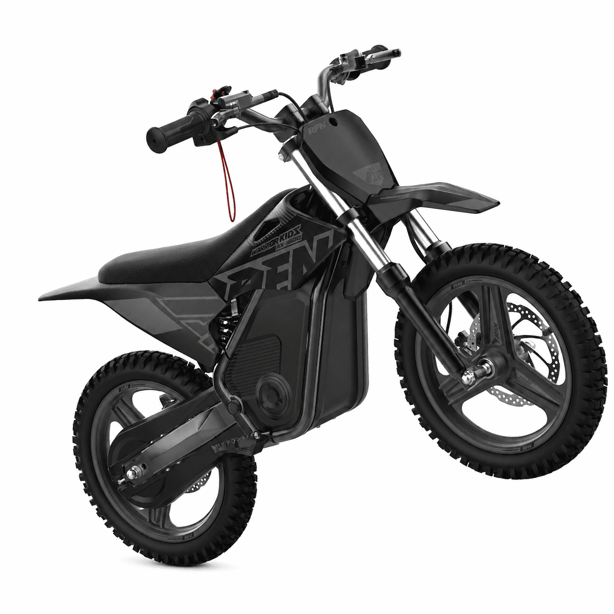 RFN SX-E350 Black Kids Electric Dirt Bike, 36V 350W Motor with 500W ...