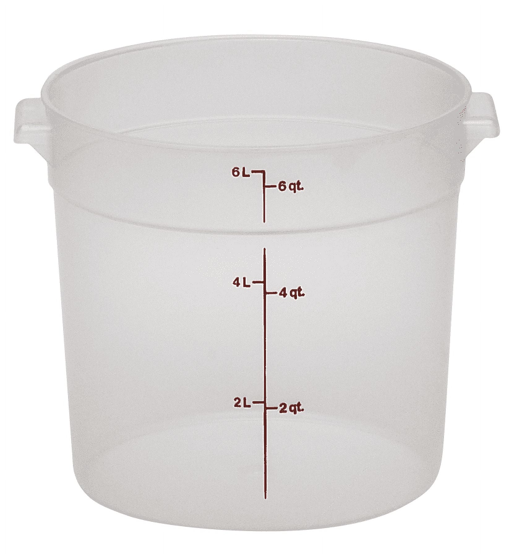 RFS6PP190 Round 6 Quart Translucent - Walmart.com