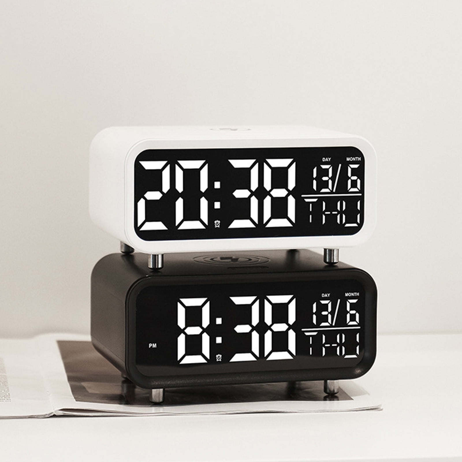 RFUGUG 15W Fast Wireless Charging Stand, Desktop Phone Charger with ...