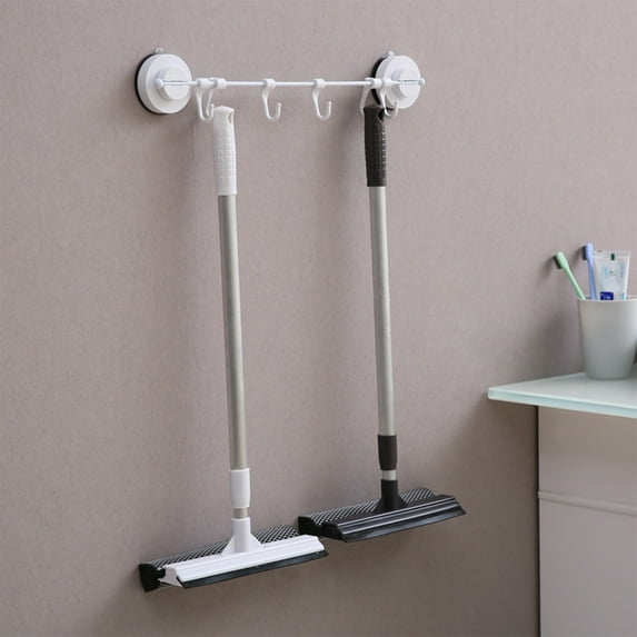 RFUGUG Bathroom Cleaner - Wet/Dry Floor Mop, Water Scraper and Toilet ...