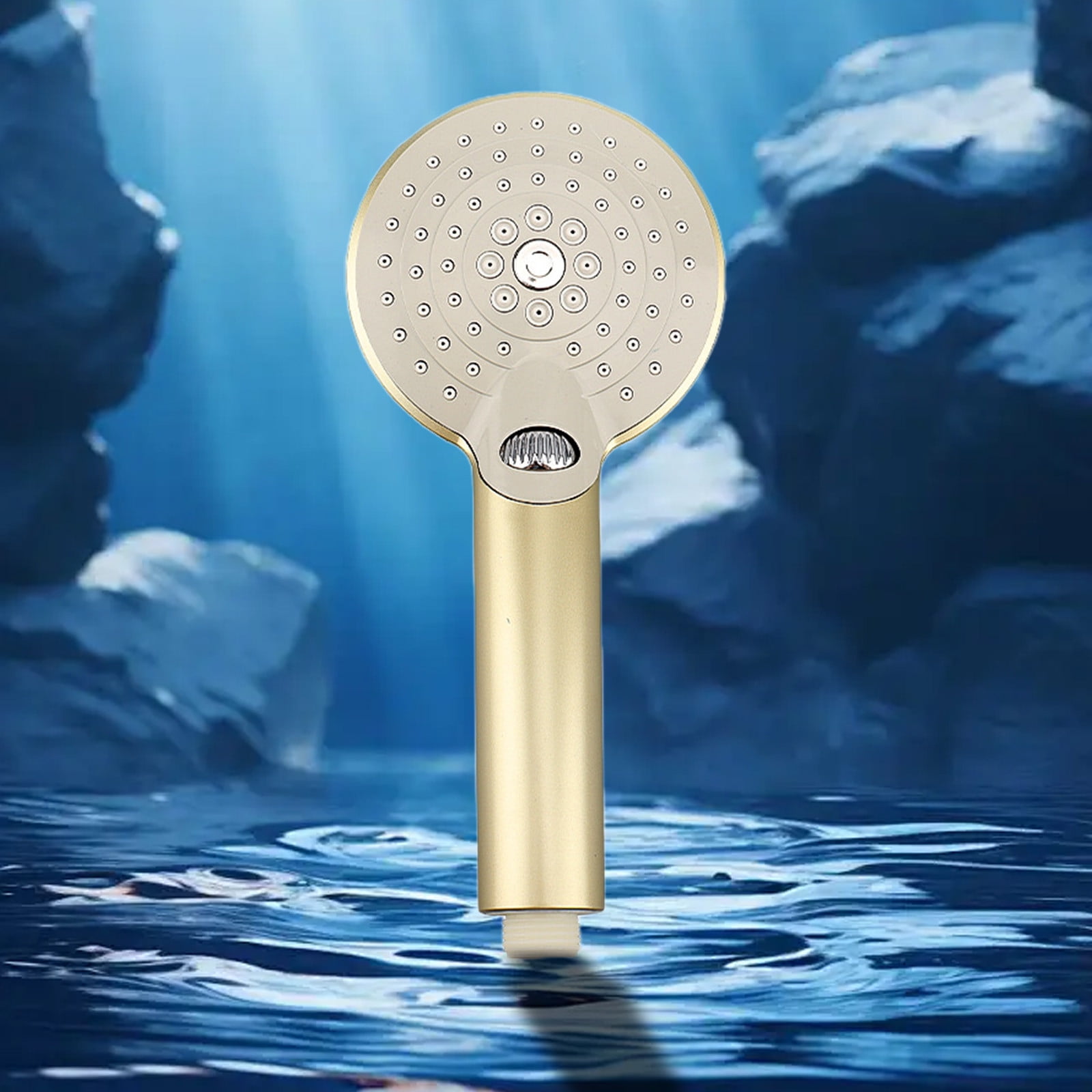 RFUGUG Bathroom High Pressure Whirl Modes Shower Head with Handheld ...