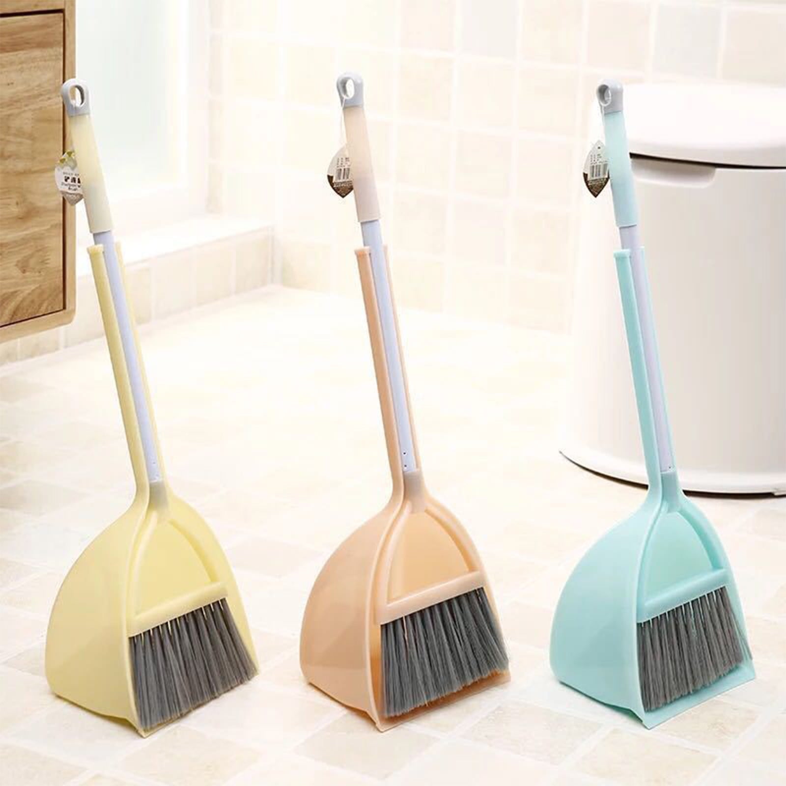 RFUGUG Clean Broom and Dustpan Set, Child-Sized Cleaning Tools for ...