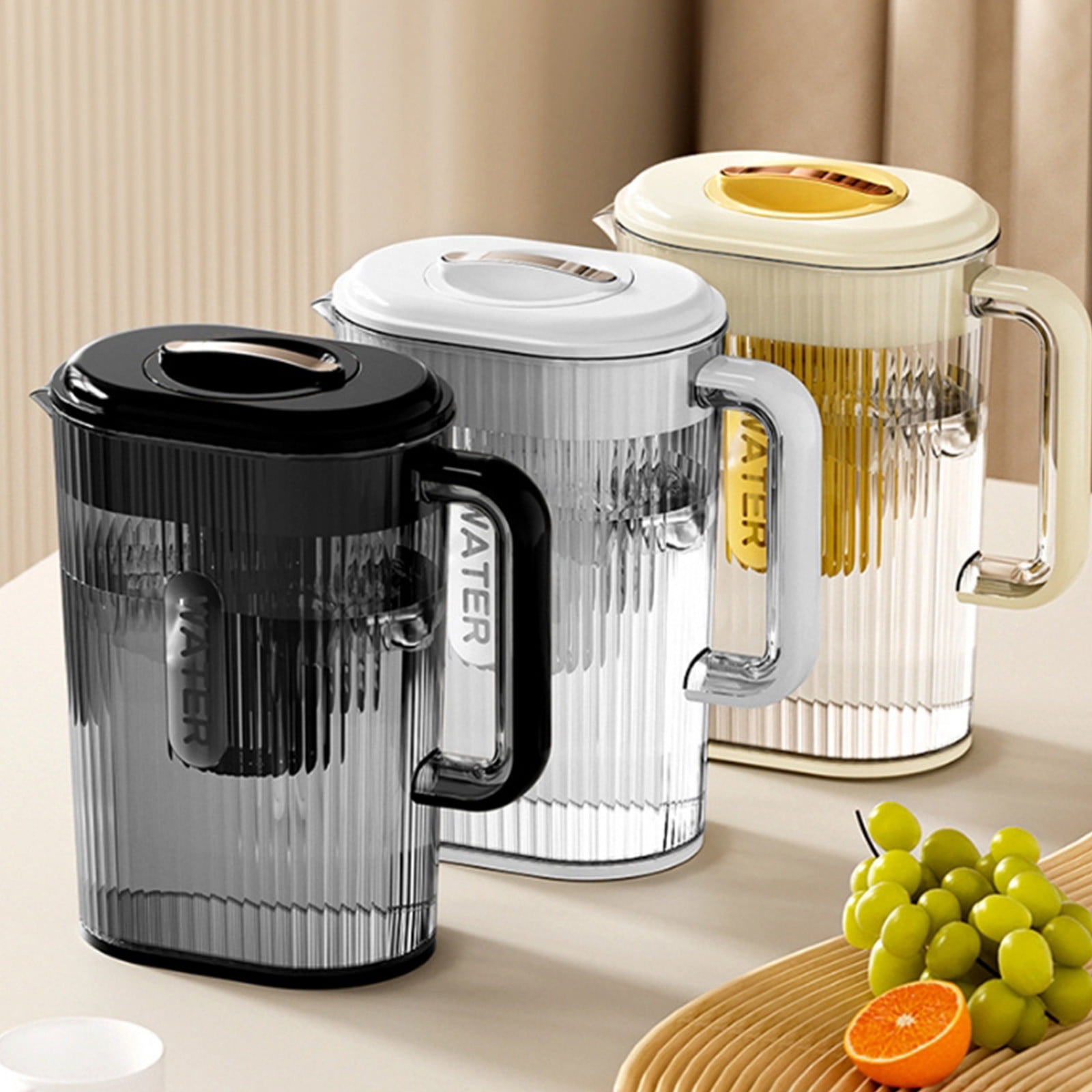RFUGUG Glass Cold Water Dispenser with Built-In Filter - High Capacity ...
