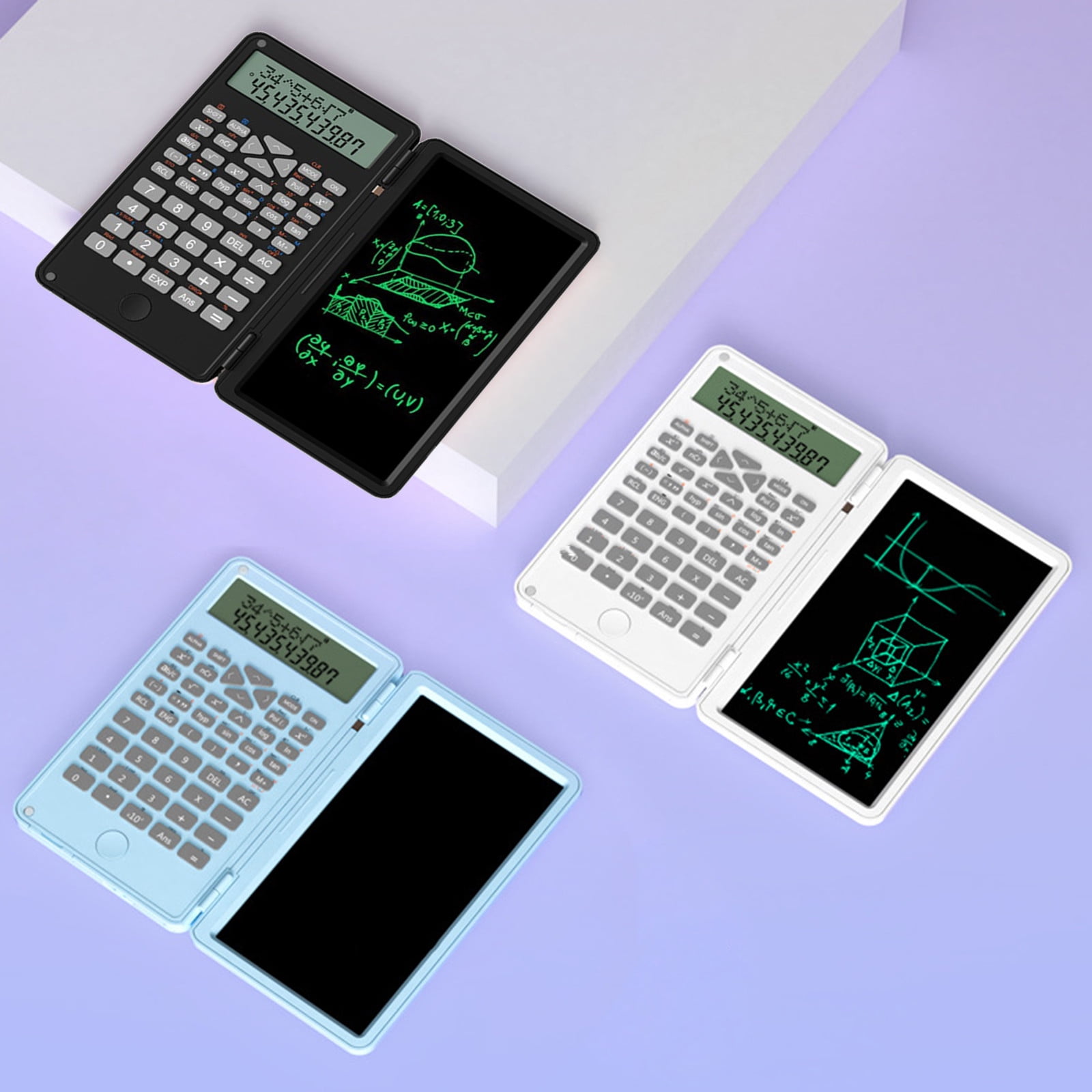 RFUGUG PrecisionTech 12-Digit Dual-Display Scientific Calculator with Handwriting Recognition ...