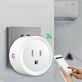 Energizer Smart Wi-Fi 15 Amp Wall Outlet Plug, Voice Control, Remote ...