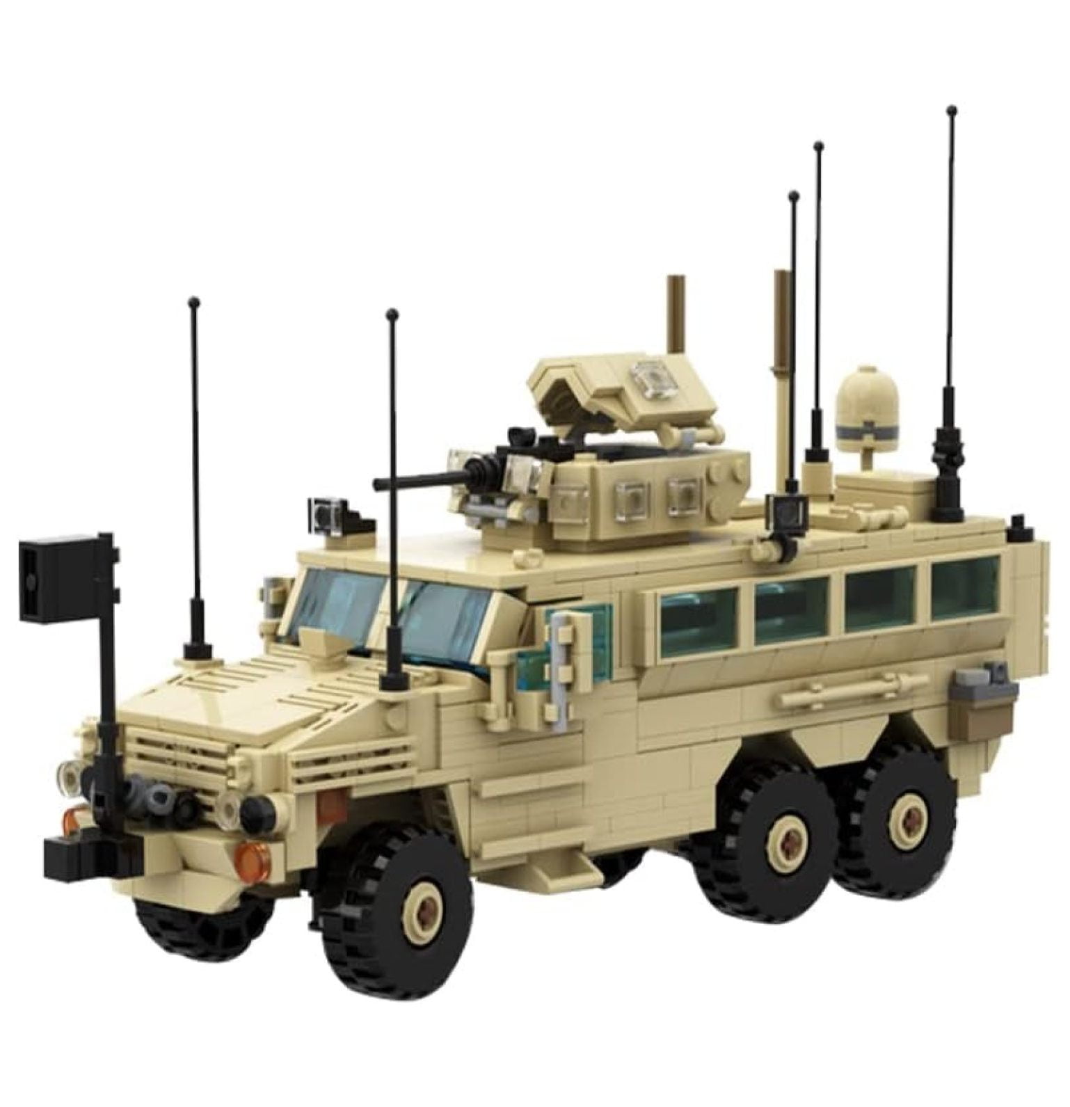 RG-33L Cat.2 MRAP Military Vehicle Building Blocks Sets, WW2 Armored ...