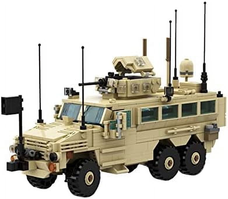 RG-33L Cat.2 MRAP Military Vehicle Building Blocks Sets, WW2 Army ...