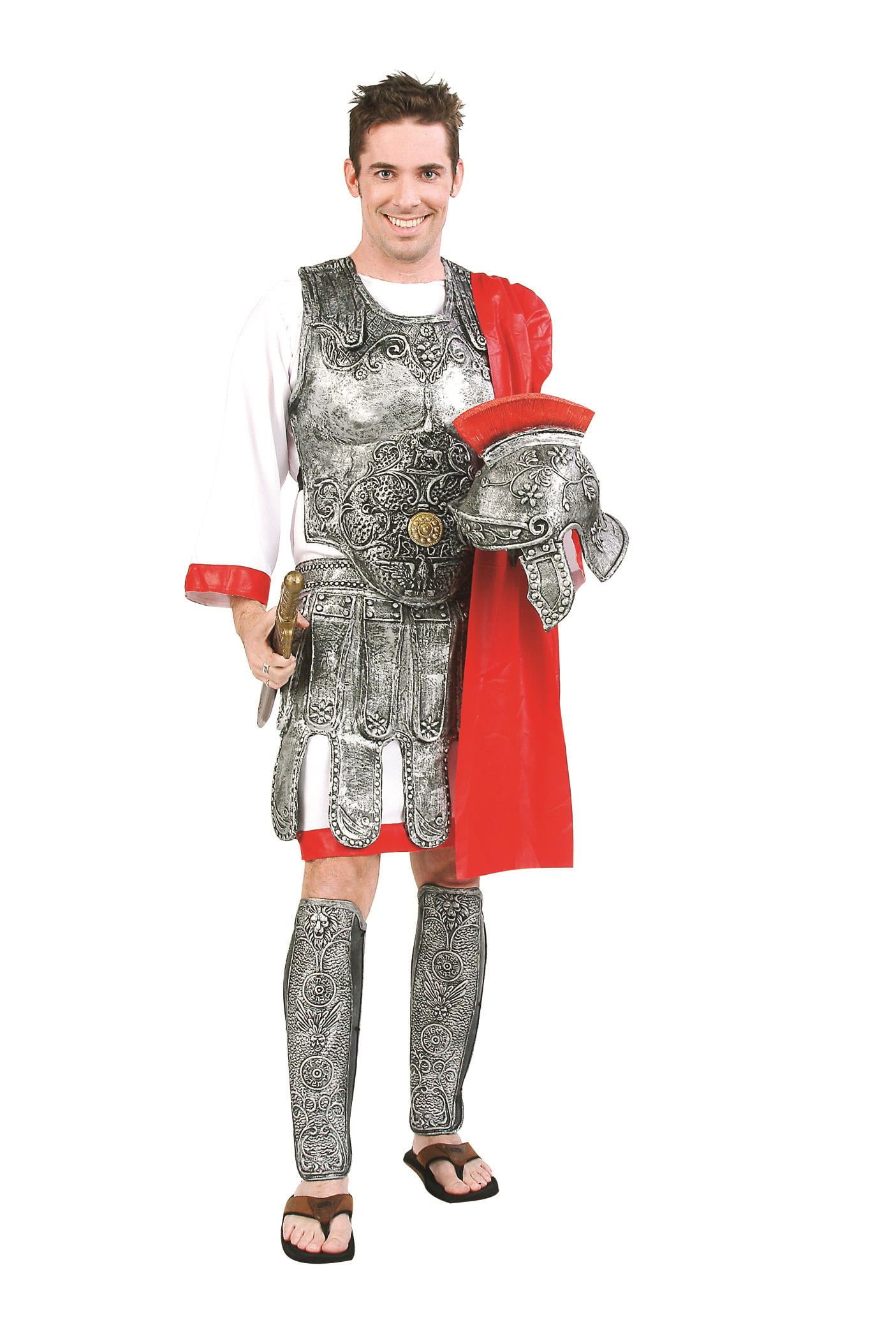 Gladiator Toga with Latex Armor Adult Costume Size One Size - Walmart.com