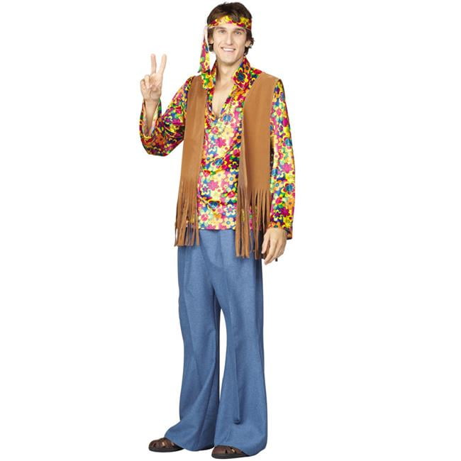 RG Costumes 80667-L Adult Far Out Frank 60s Hippe Costume - Walmart.com