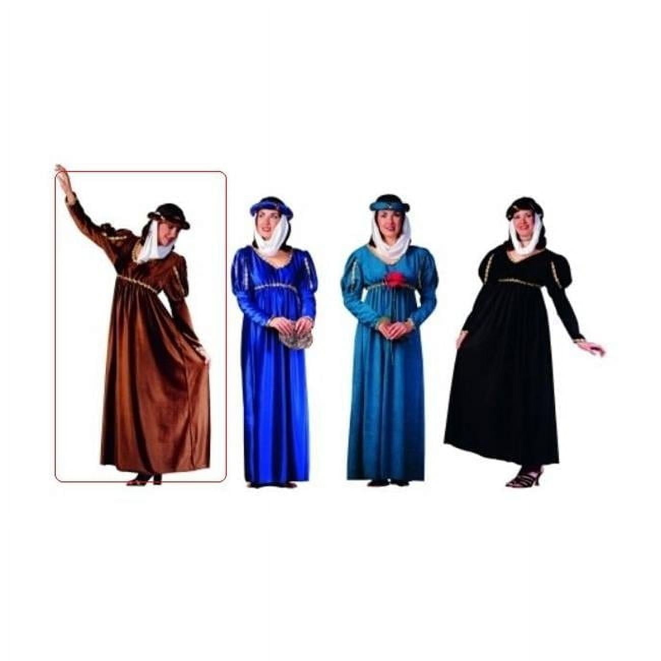 RG Costumes 81227-BN Renaissance Queen Costume - Brown Suede - Size ...