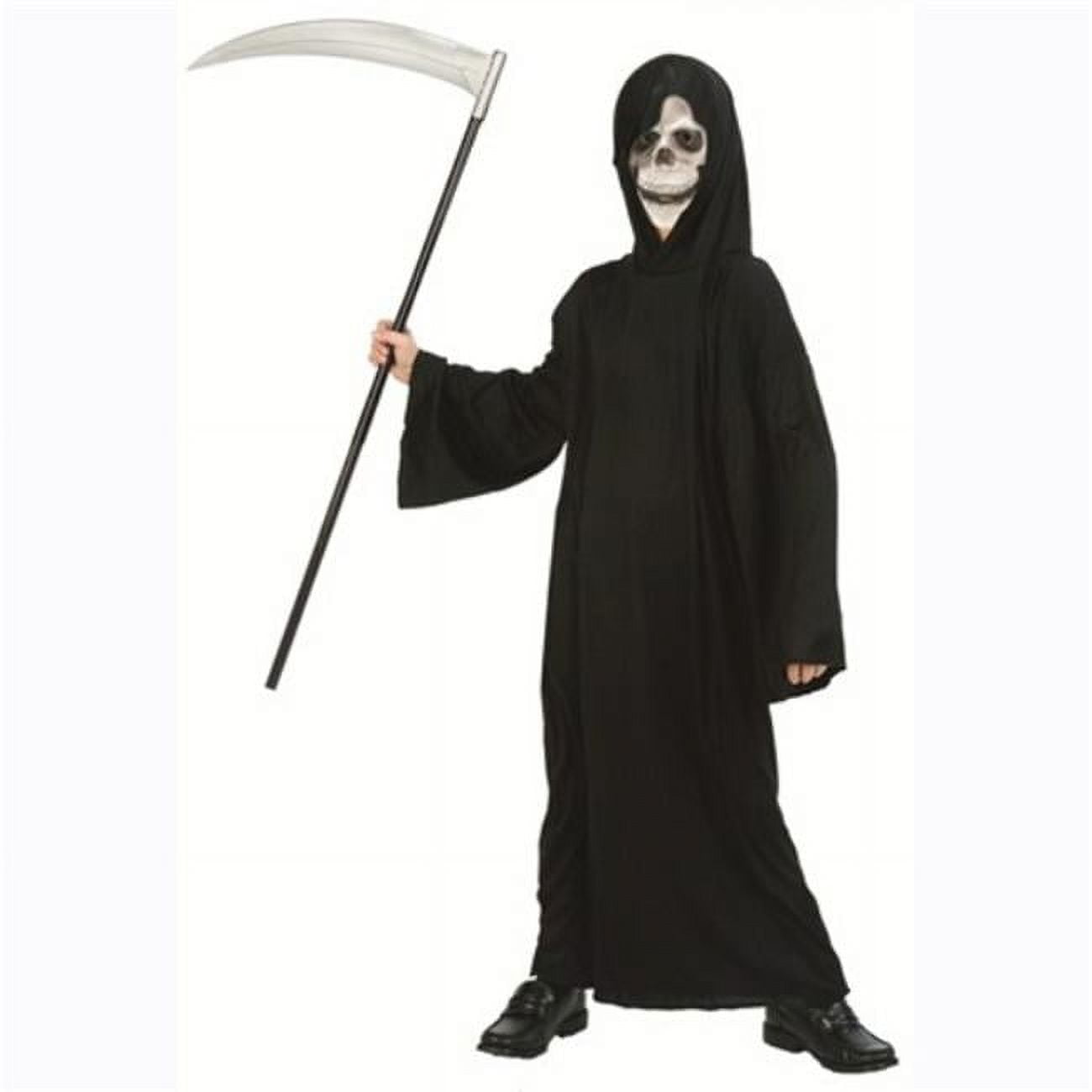 RG Costumes 90014-S Kids Ghoul Robe with Attached Hood, Black - Small ...