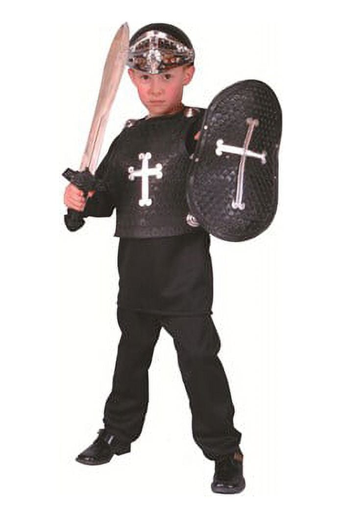 RG Costumes 90021-L Black Knight Costume - Size Child-Large - Walmart.com