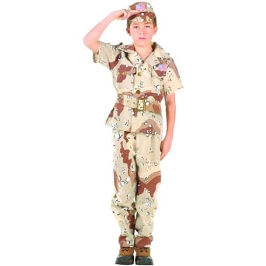 RG Costumes Storm Fox Army Camo Soldier Costume Child Large - Walmart.com