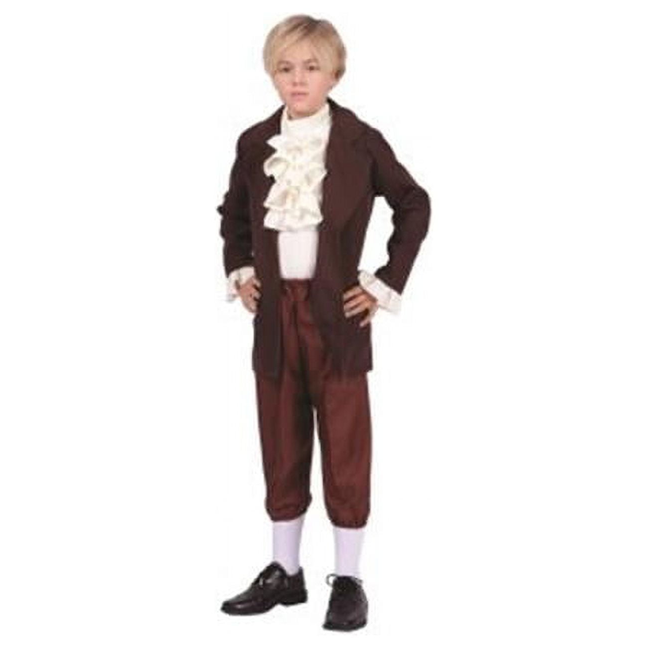 RG Costumes Kid's President Thomas Jefferson Costume, Medium - Brown ...