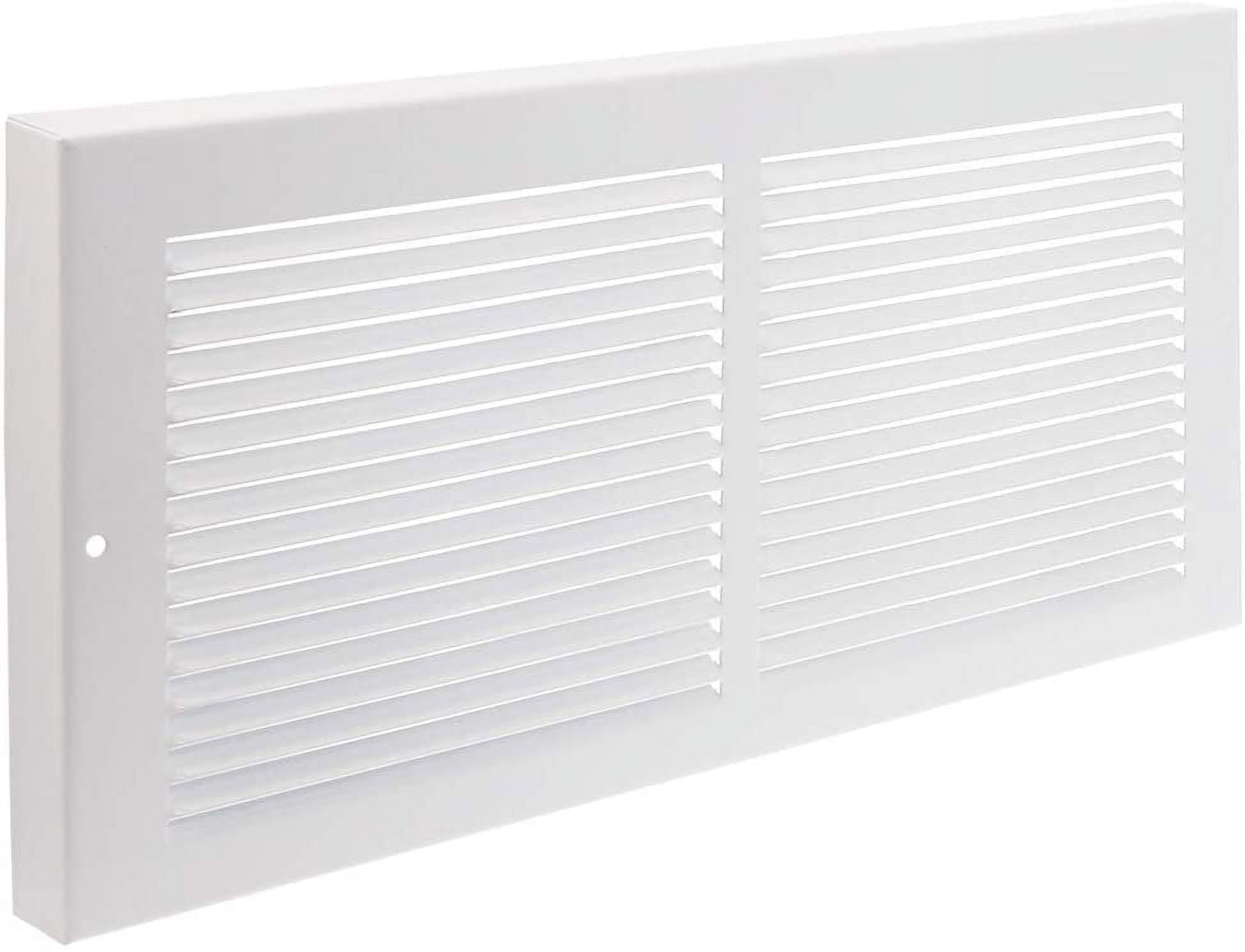 RG0033 Louvered Steel Painted Baseboard Return Air Grille, 14 x 6-Inch ...
