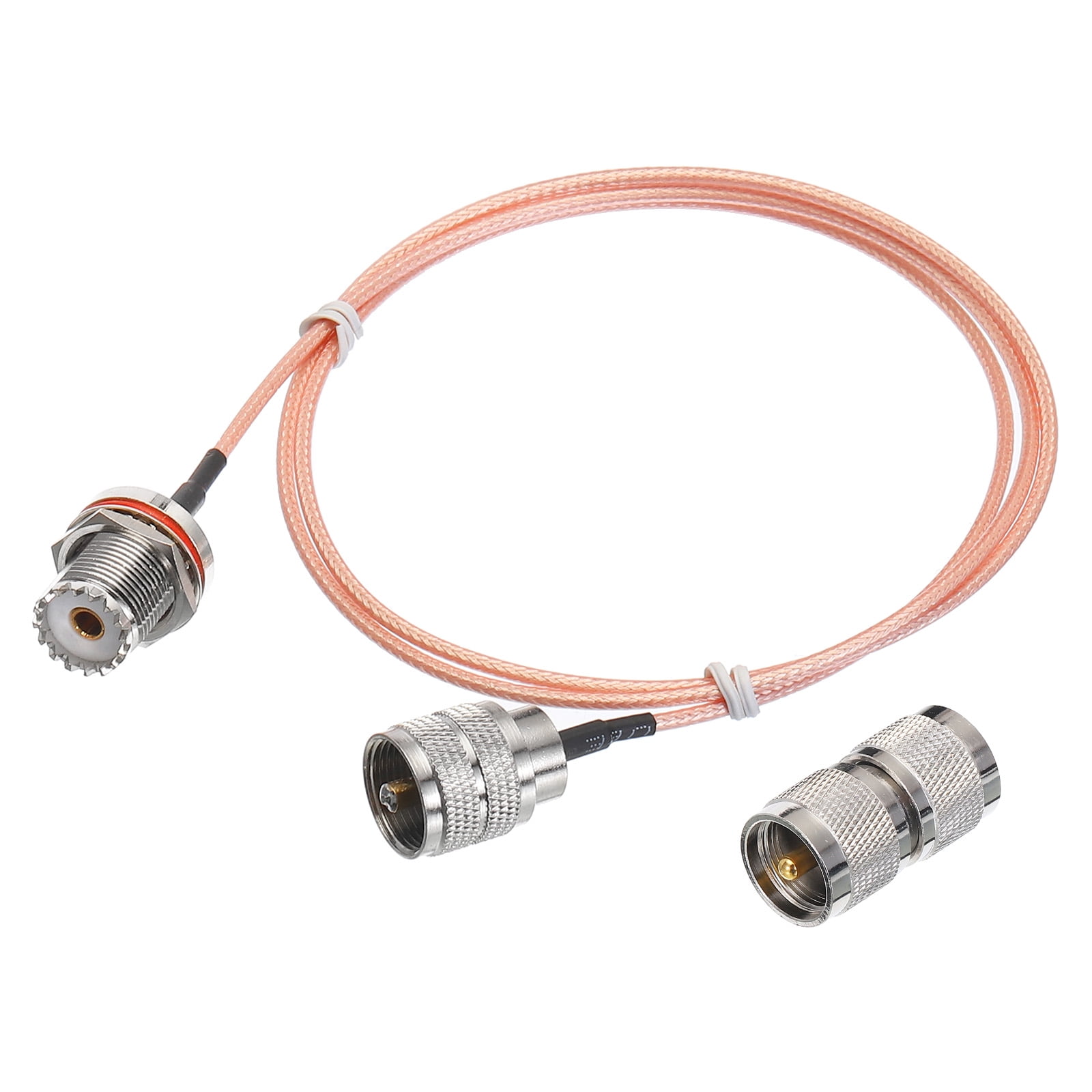 RG316 Coaxial Cables,UHF Male to UHF Female Bulkhead with Adapter Low ...