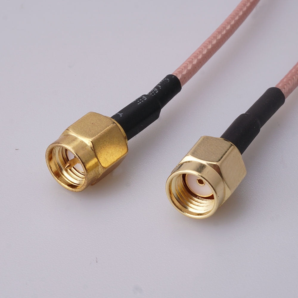 RG316 RG174 Cable SMA Male To SMA Female RPSMA To SMA Nut Bulkhead ...