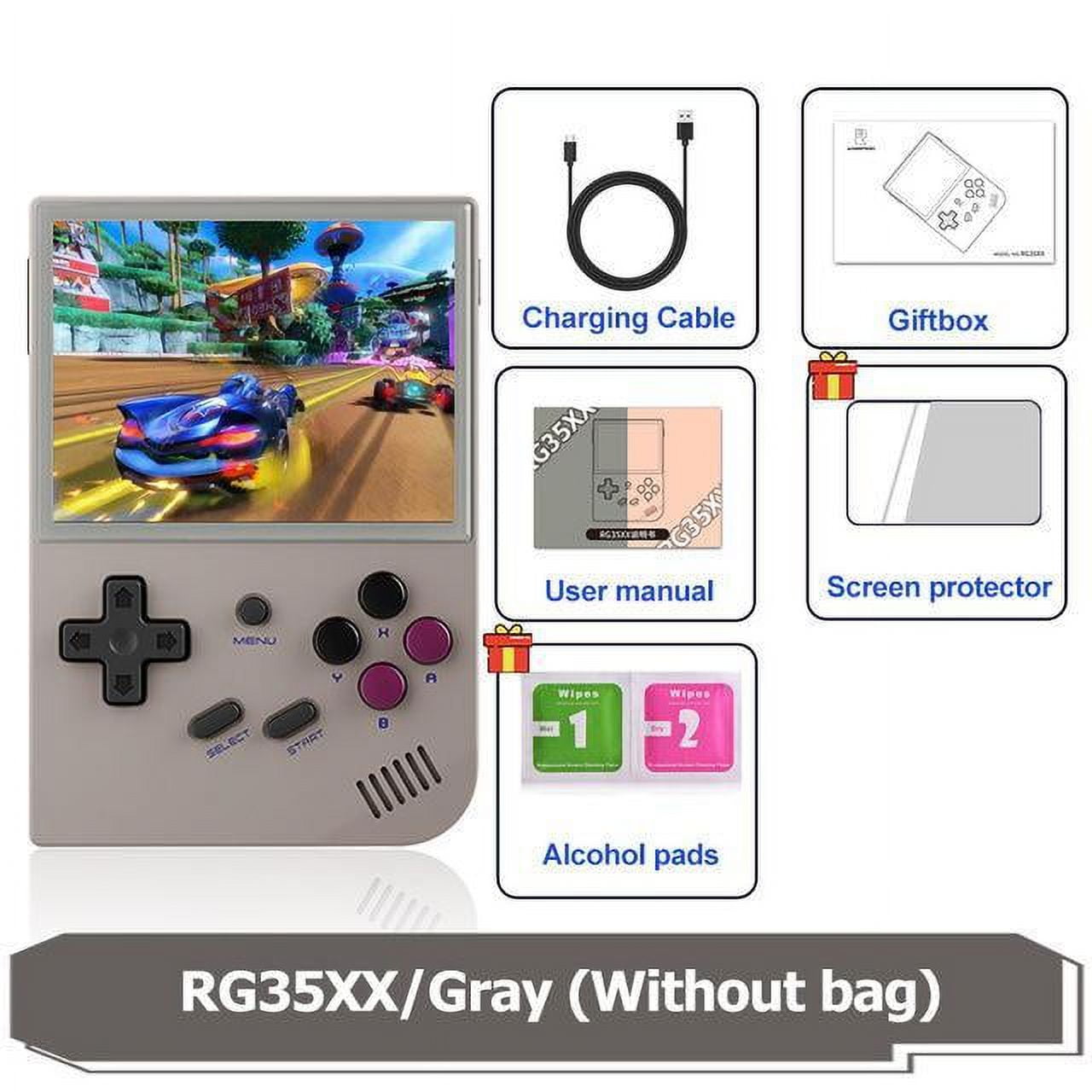 RG35XX Retro Handheld Game Console Dual System Garlic OS and Linux ...