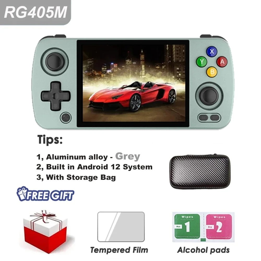 RG405M Metal Handheld Game Console Android 12 System Unisoc Tiger T618 ...